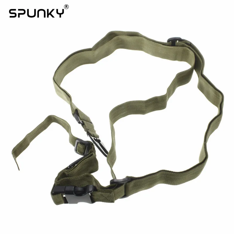 Tactical 3 Point Rifle Gun Sling Strap System Airsoft Protective Safety ...
