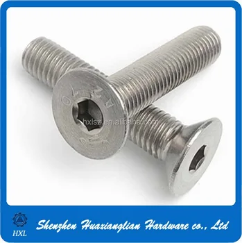 M4 M5 M6 M8 Verzonken Socket Schroef Inbussleutel Bout Schroef Din7991 ...