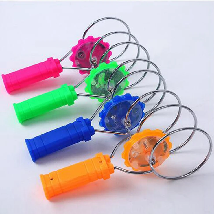 Light-up Gyro Wheel Rail Twirler Spinning Led Flashing Magnetic Gyro ...