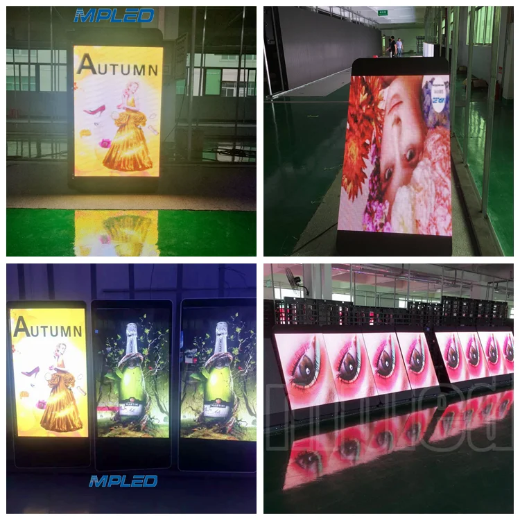 Outdoor P6 Roadside Full Color Led Pole Signs Digital Signs On Poles ...