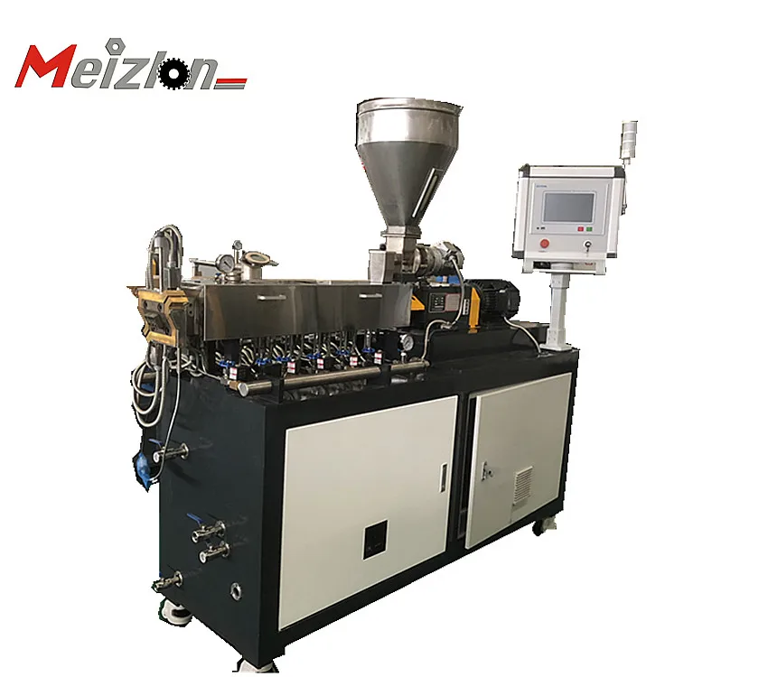 Mt20 Lab Scale Twin Screw Extruder For Masterbatch Compounding And ...