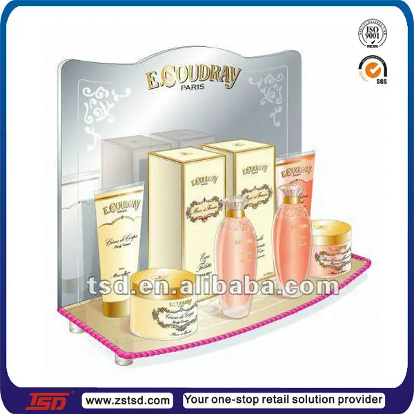 Countertop Perfume Shop Fittings Display Rack,Acrylic Perfume Organizer ...