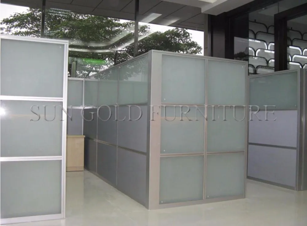 Popular Cheap Office Used Low Half Glass Wall Partition(sz-ws587) - Buy ...