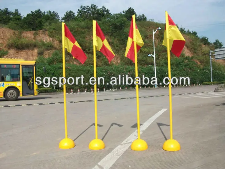 Soccer Corner Flags with Spring Loaded Spikes - SG-3012