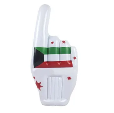 Custom Design Cheering Giant Inflatable Middle Finger Hand