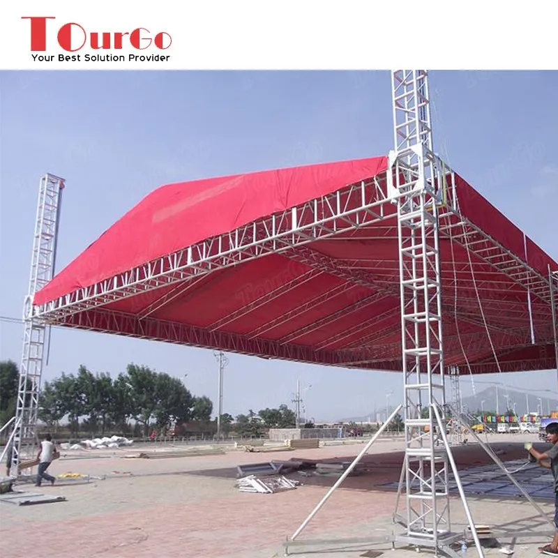 Tourgo Aluminum Ground Support Truss System Lifting Tower Truss For ...