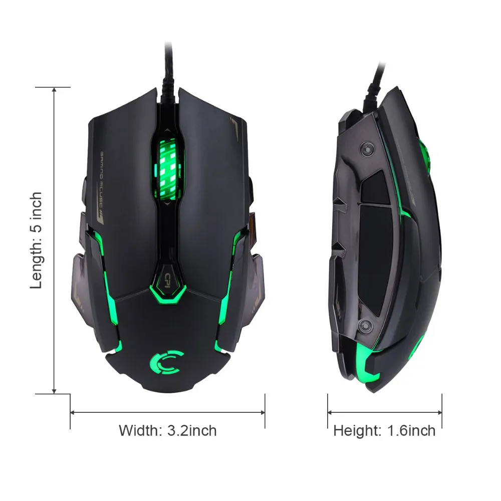 Professional China Supplier Private Label Wired Gaming Mouse With 6 ...