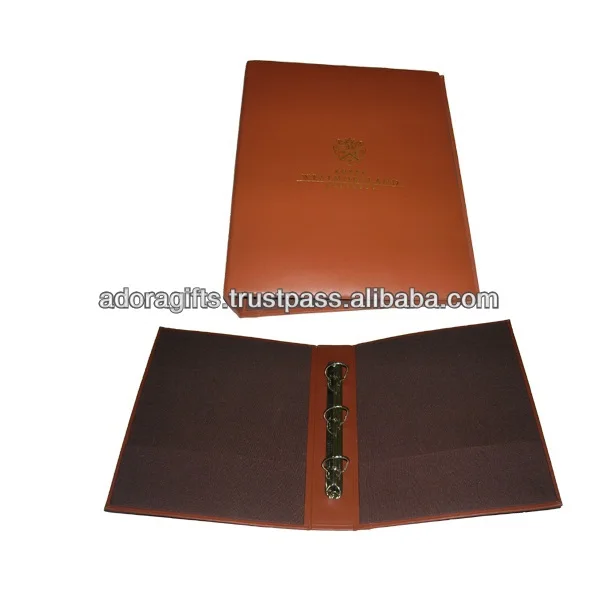 Pu Leather Food Menu Cover Design / Hardcover Restaurant Menu Folder ...