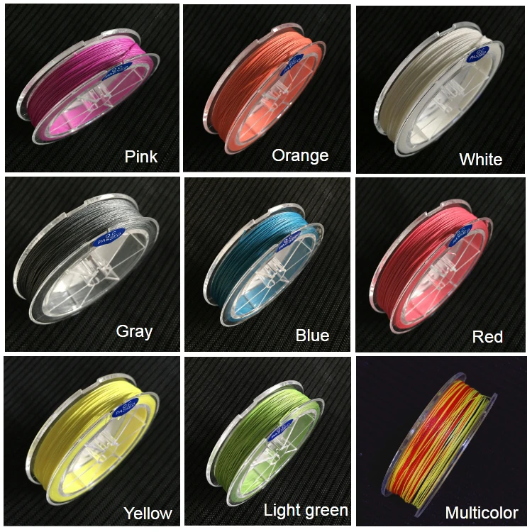 8weaves Fishing Thread 300m Fishing Line Green/gray/blue/red/yellow ...