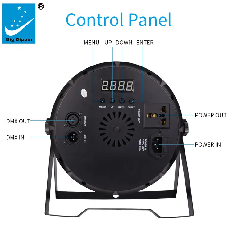Big Dipper Stage Light 18x10w 6in1 Rgbaw+uv Ce Big Dipper Led Par Light ...