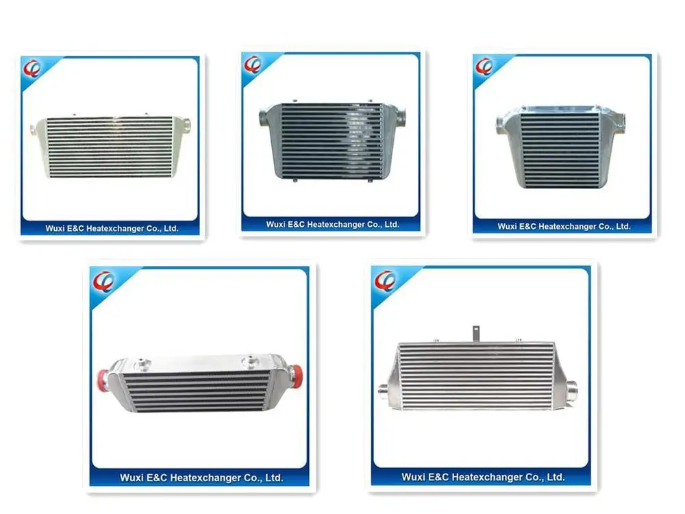 Custom Made Vacuum Brazed Aluminum Small Intercooler