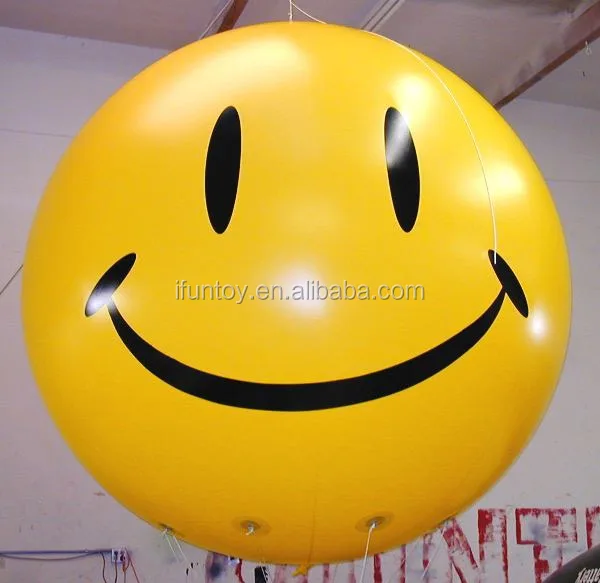 Advertising Inflatable Hanging Smiley Face Balloon/ Custom Giant ...