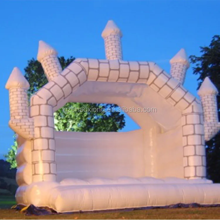 White Bouncy Castle Inflatable White Castle Adult Bouncy House For ...