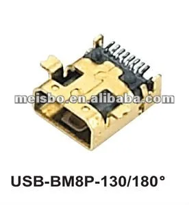 Mini Usb 8 Pin Connector - Buy Mini Usb 8 Pin Connector,Mini 8 Pin ...