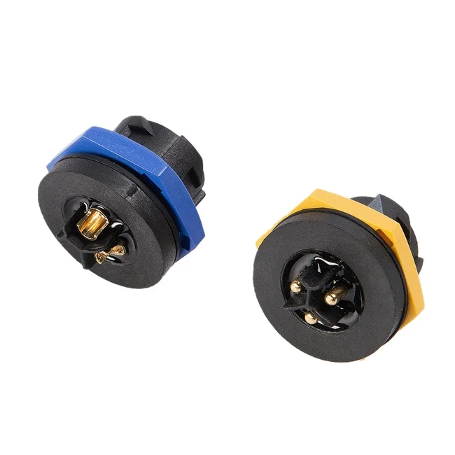 50 Amp 3 Pin Panel Mount Waterproof Connector with Cable