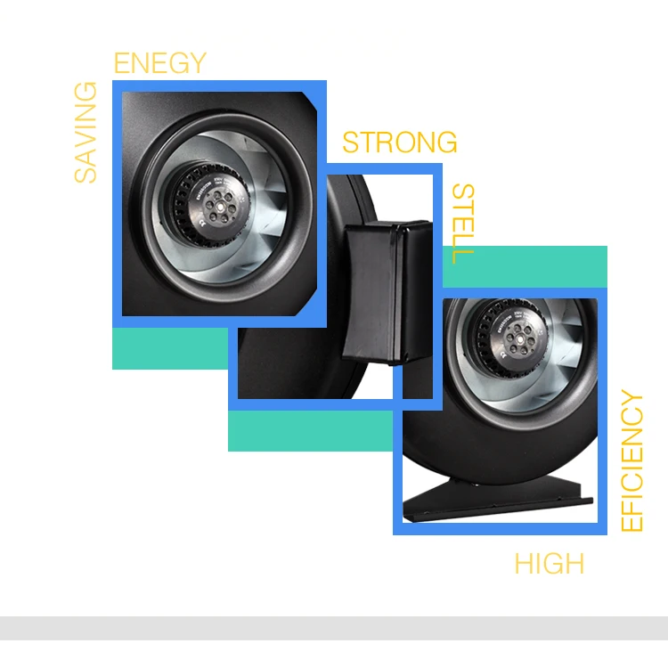 315 Mm Large Silent Duct Fan AMX Flexible Centrifugal Inline Fan