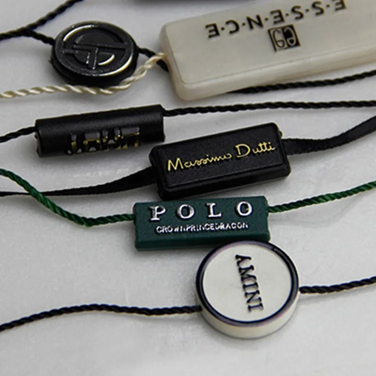 Eco Friendly Plastic String Seal Tag Elastic String Hang Tag - Buy ...