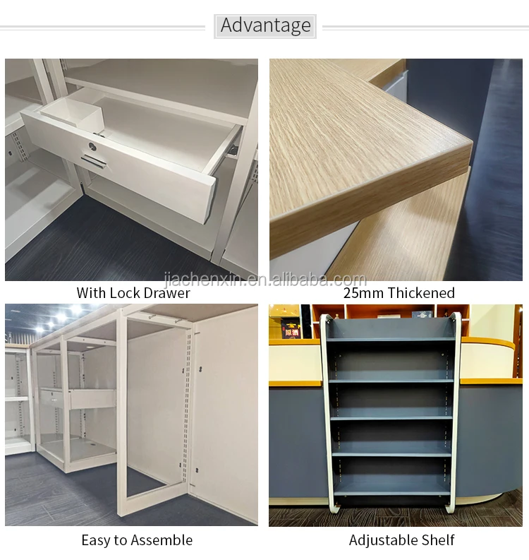 Stainless Steel Cashier Counter for Grocery Stores – Economical Retail ...