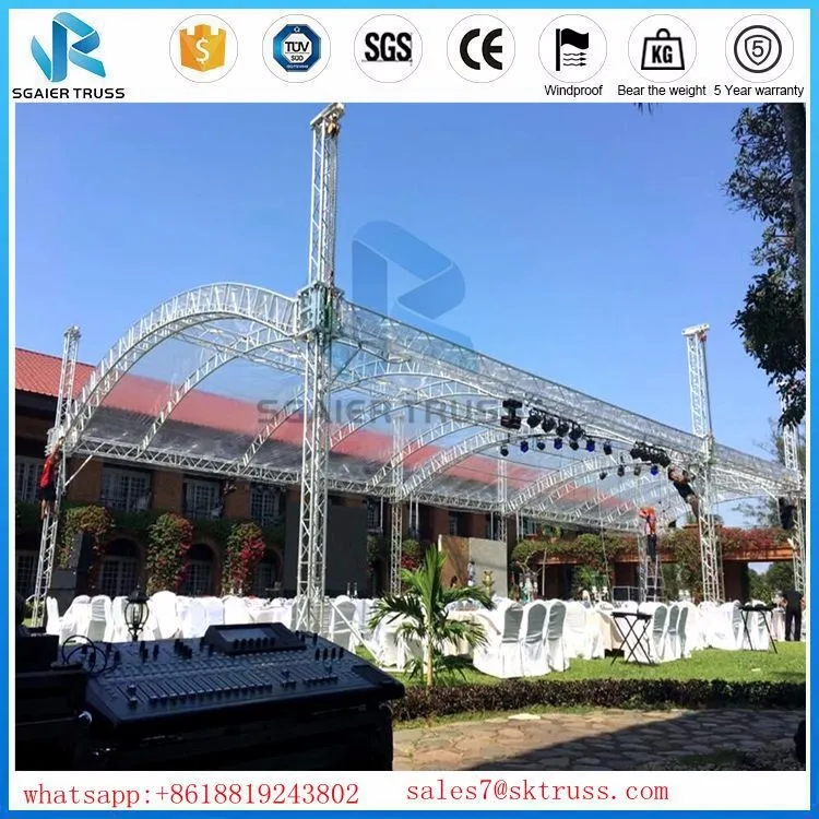 TV on Truss Stand - Portable Aluminum TV Mounting Solution