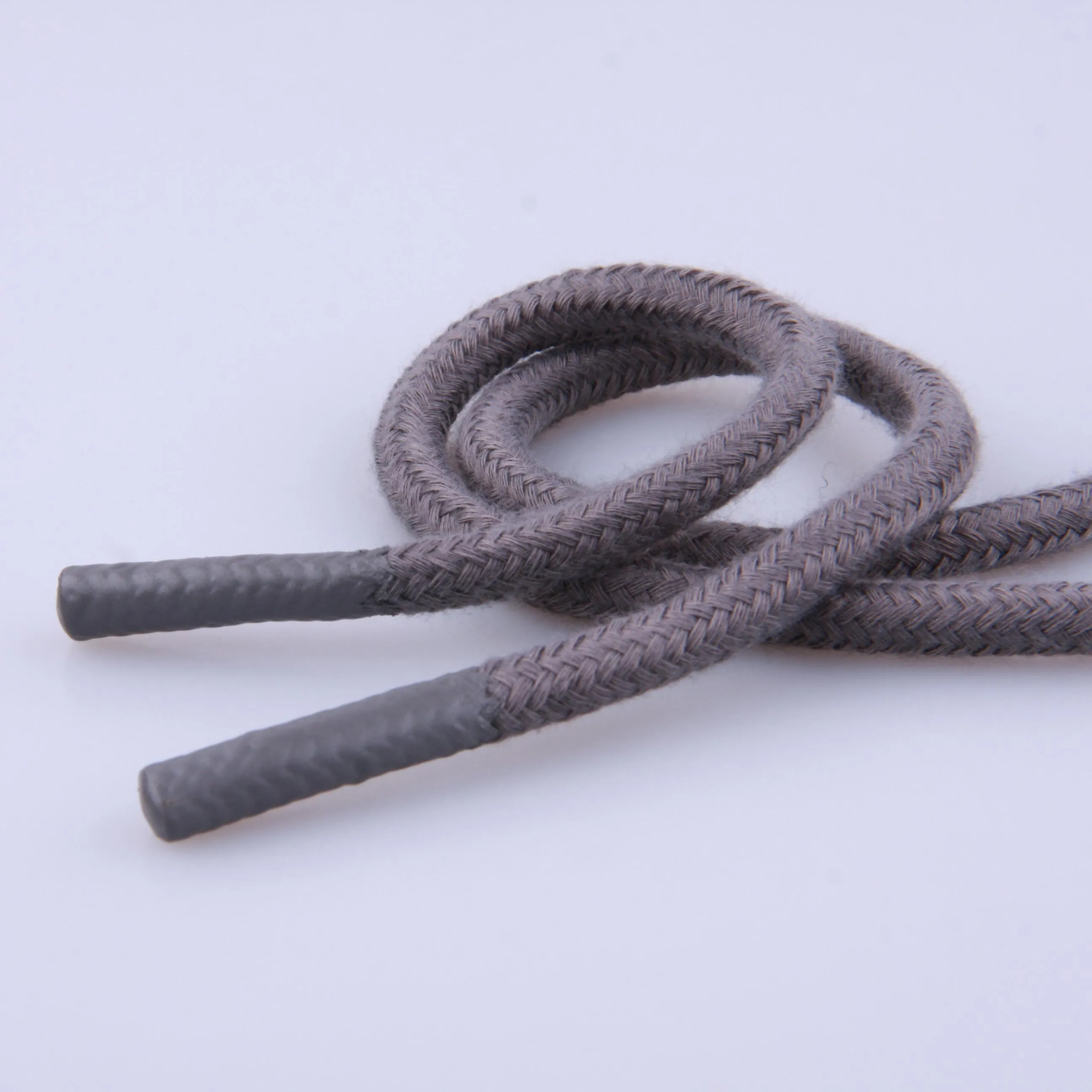 High Quality Drawcord with Printed Rubber Tipping for Garment Sportswear