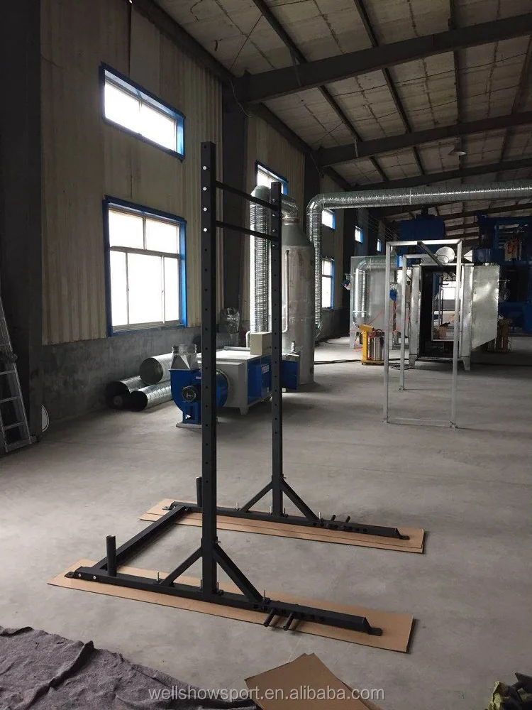 Wellshow Sport Pull Up Bar Dip Stands Station Bar Squat Rack Exercise ...