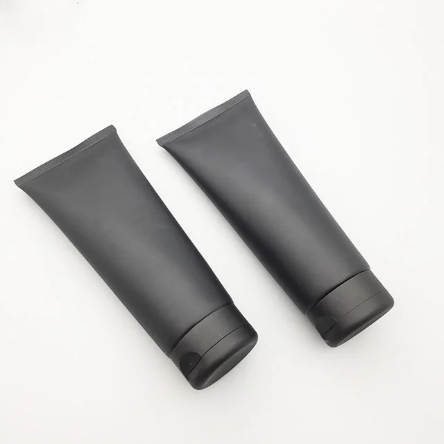 Oem Empty Black Soft Refillable Plastic Lotion Tubes Squeeze Cosmetic ...