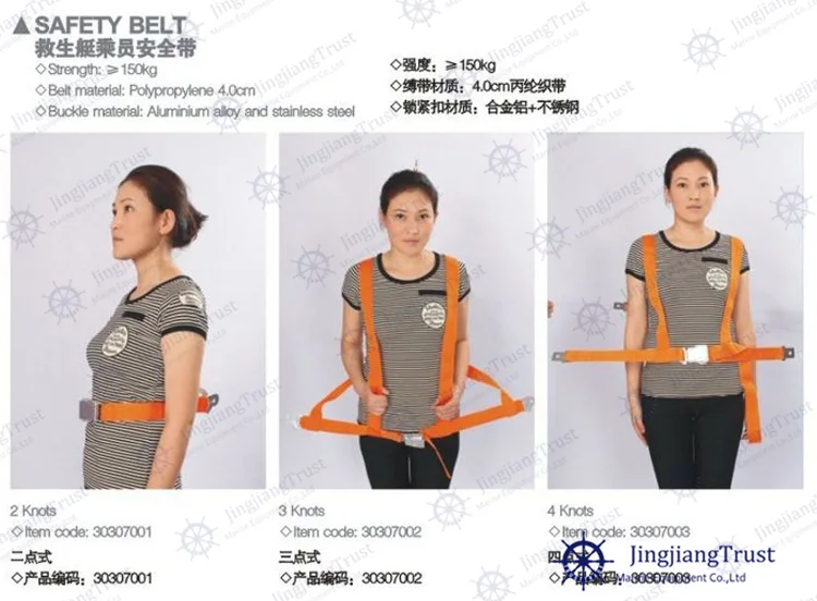 Lifeboat Safety Belts - Impa Code & Seat Belt Requirements