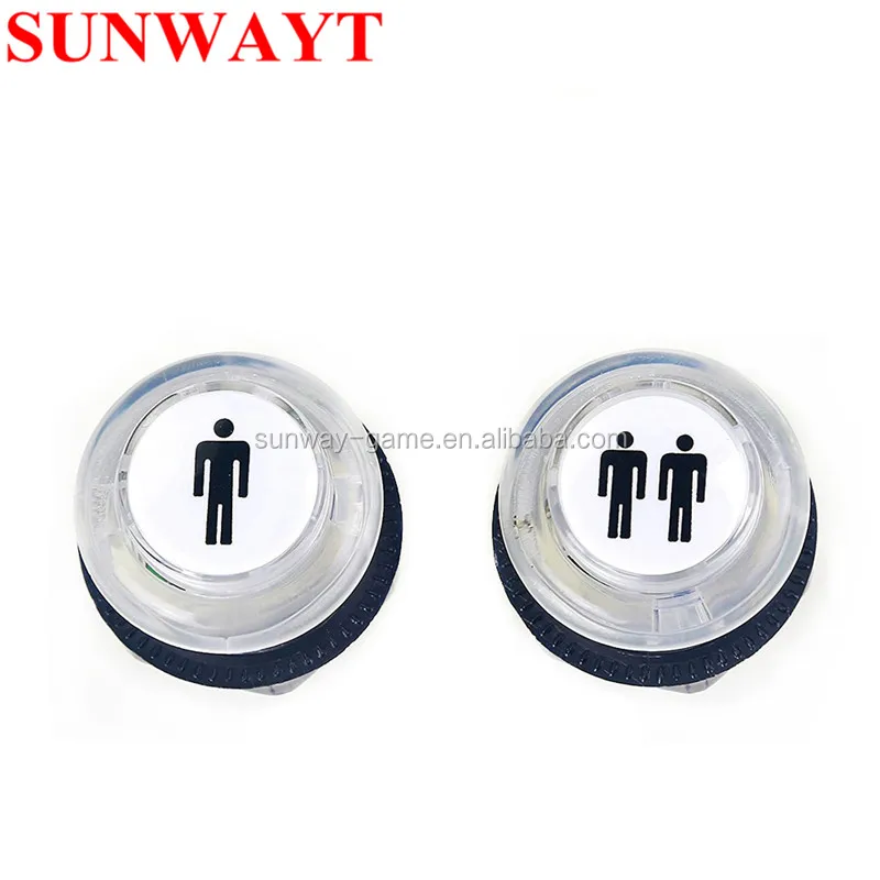 24mm/28mm Arcade Push Button 1p/2p/coin Start Stop Button 5v Led ...