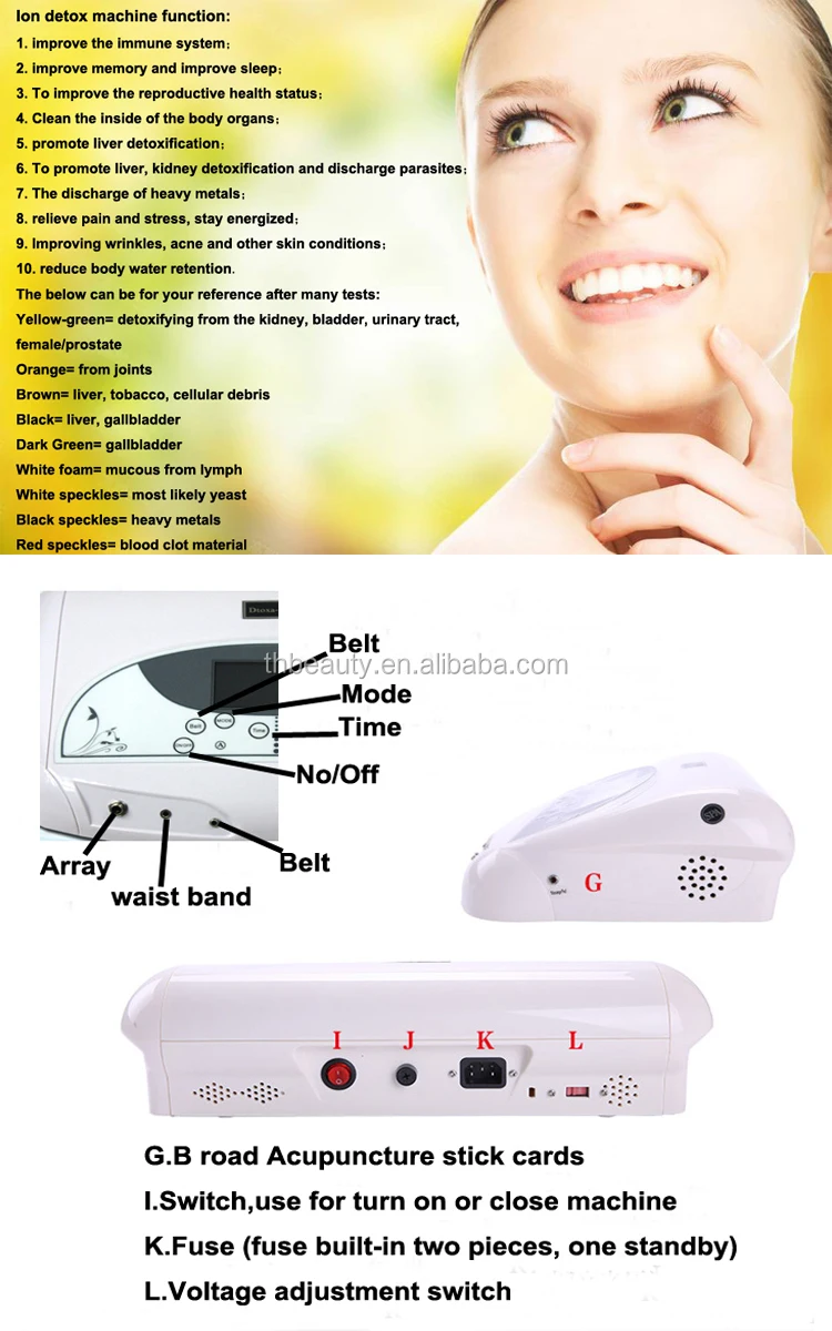 Dual Iron Detox Foot Spa With Dual Display And Two System Of ...