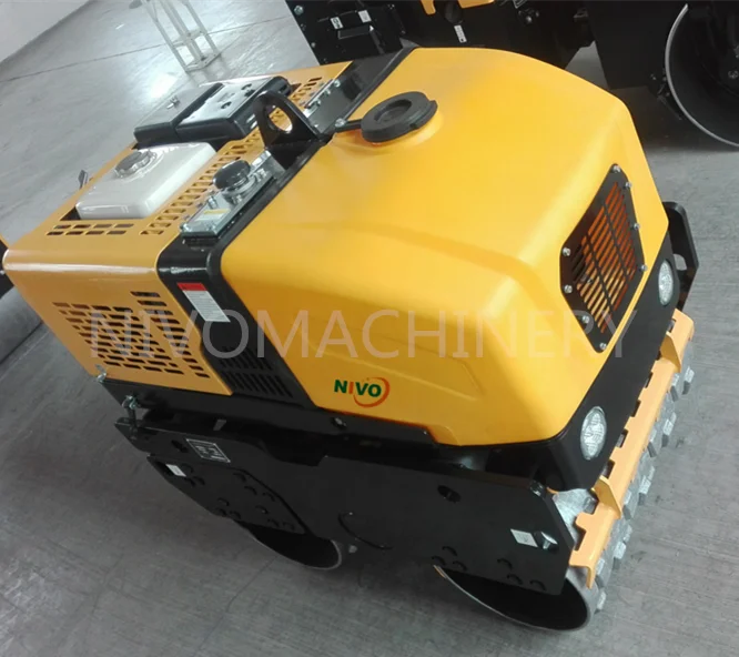 Nvyl301 848kg Mini Remote Control Double Drum Road Roller Small Asphalt ...