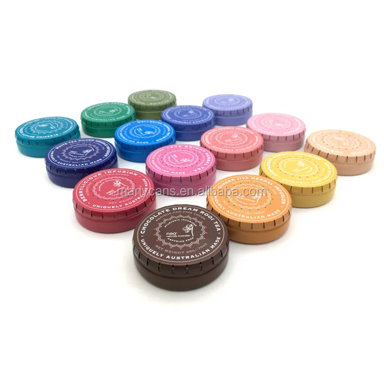 Portable Click Clack Candy Packaging Mint Tin Box with Environment ...