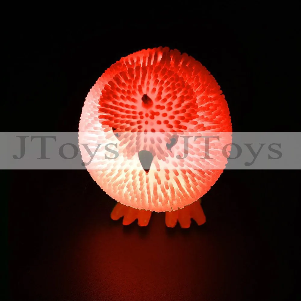 Novelty Flashing Chicken Light Up Squishy Sensory Ball Puffer Chicks ...