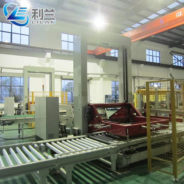 Automatic Box Palletizing Machine Stacking Boxes And Cases Palletizer ...