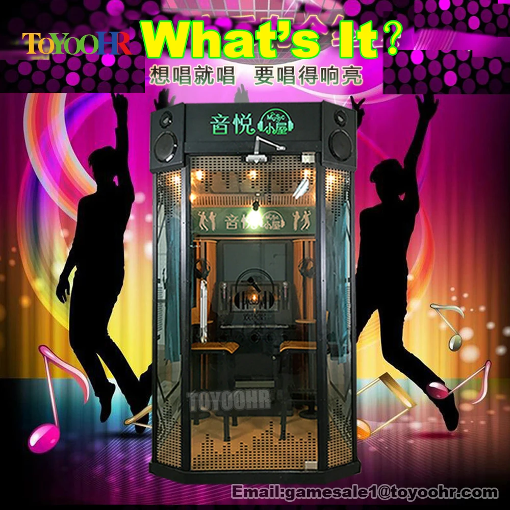 Coin Operated Indoor Recording Studio Mini Karaoke Booth For Mini Ktv ...