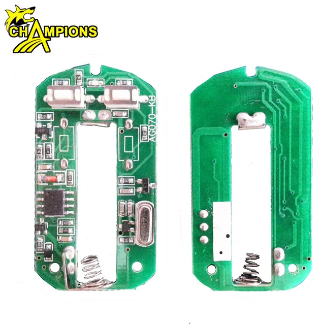 2 Buttons Rolling Code HCS301 DC12V Wireless Transmitter