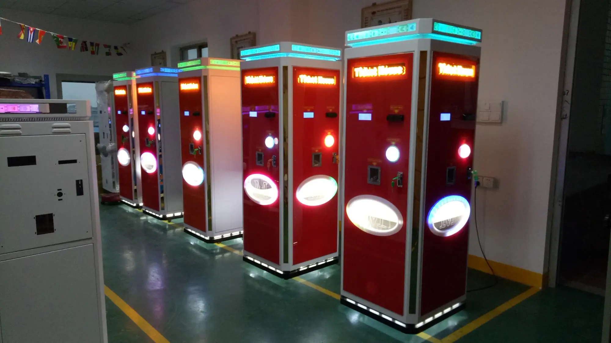 Arcade 4 People Automatic Counting Ticket Counter Machine