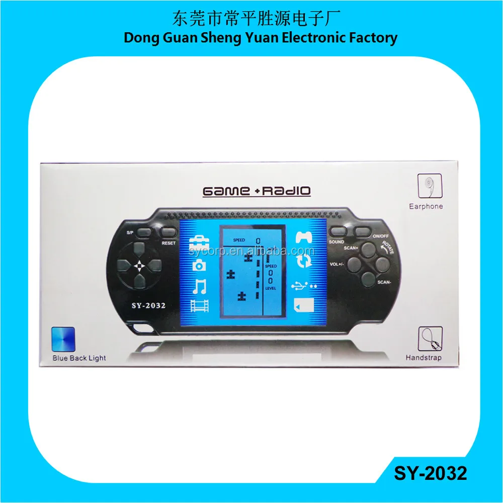 Hot Selling Sy-396 Handheld Brick Game Console With 4 Smart Game Card ...