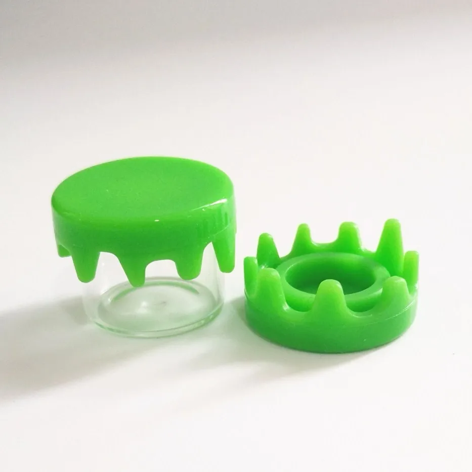 Custom Logo Empty 5ml 6ml Dab Wax Glass Concentrate Container With ...