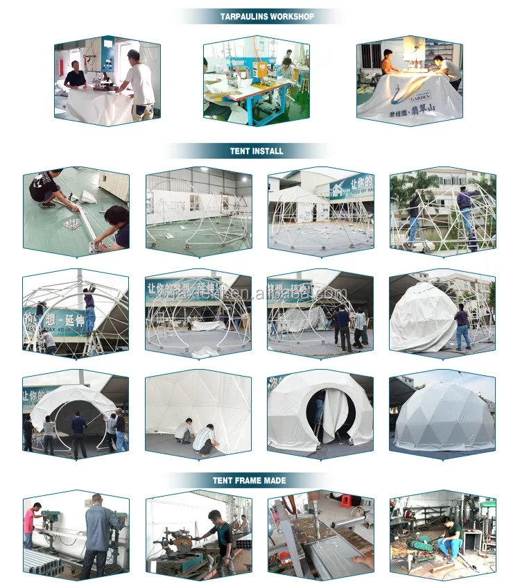 30m Geodesic Dome House for Sale | Durable Glamping Tent by RAX TENT ...