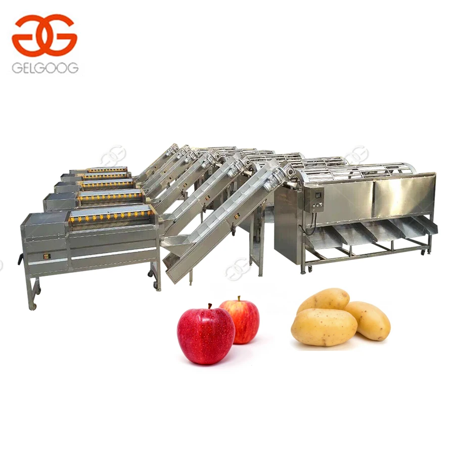 Apple Washing And Grading Machine/potato Sorting Machine/apple Sorting ...