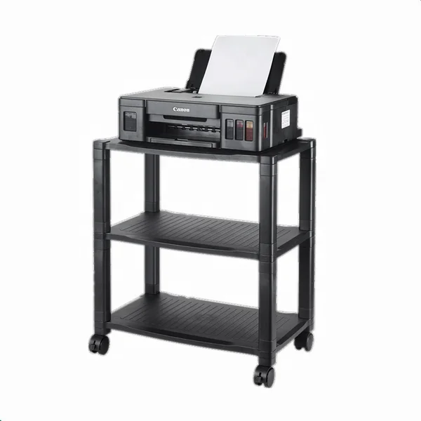 Extra-wide 3 Tiers Monitor Stand Printer Stand Office Printer Cart ...