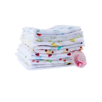 100% Cotton Printing Double Layers Gauze Cloth Baby Diapers Nappies ...