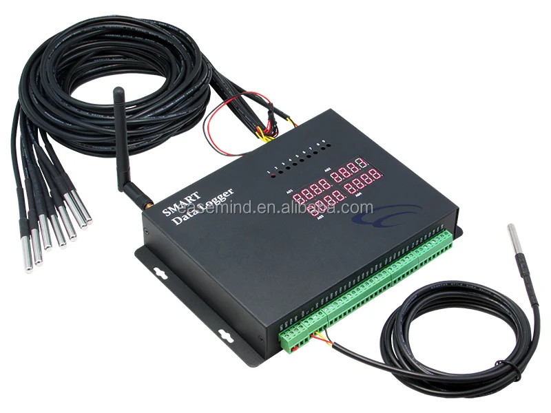 Pulse Counter Modbus Data Collection Device Gprs Gsm Rtu Datalogger Analog Input 4-20ma Data ...