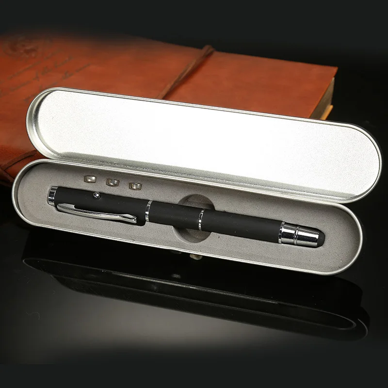 2019 4 In 1 Laser Stylus Pen With Led Light With Metal Pen Box,Metal ...