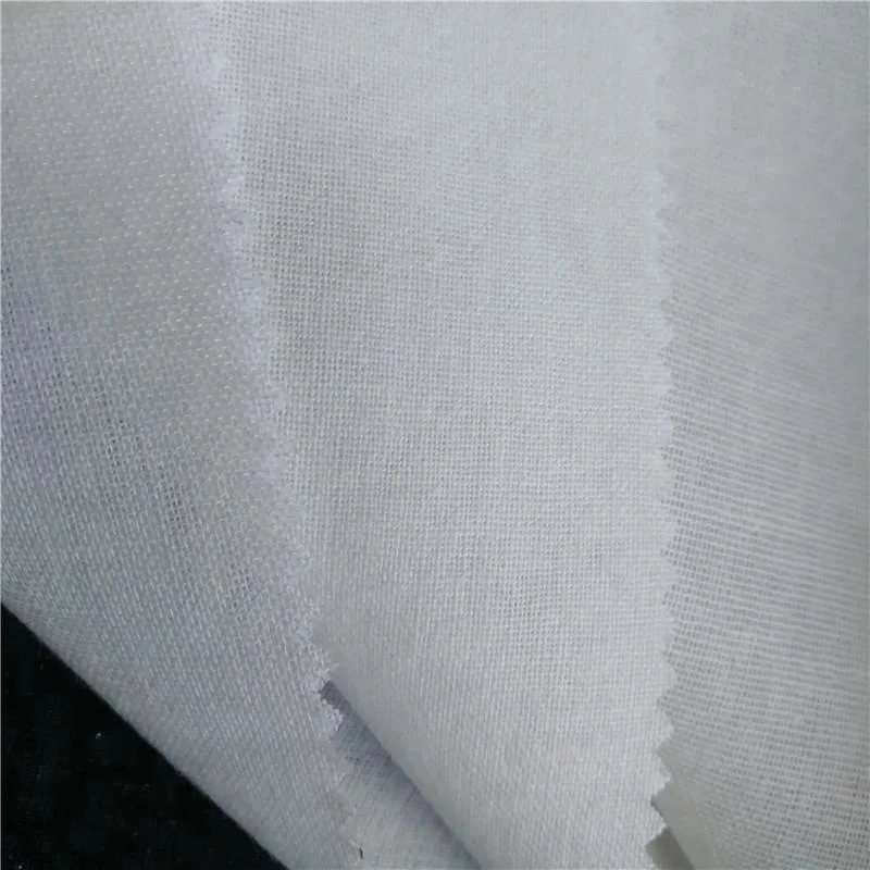 Buckram Fabric Woven Fusing Buckram Interlining for Shirts