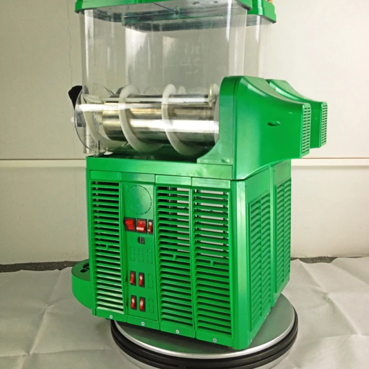 New Style Double Tanks Italian Granita Slush Ice Machine With Factory ...