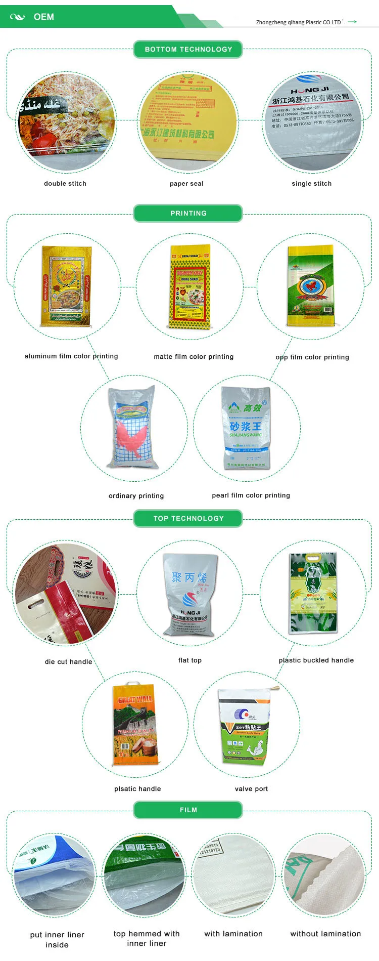 Customized pp Woven Laminated Shrimp Feed Packing Bags 20kg Prawn ...