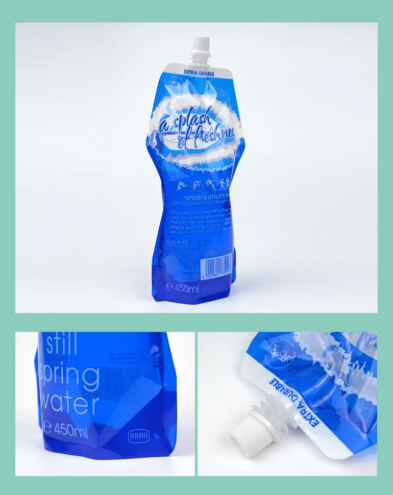 Plastic Spout Sachet Bags For Pure Water - Buy Sachet,Water Sachet Bags ...