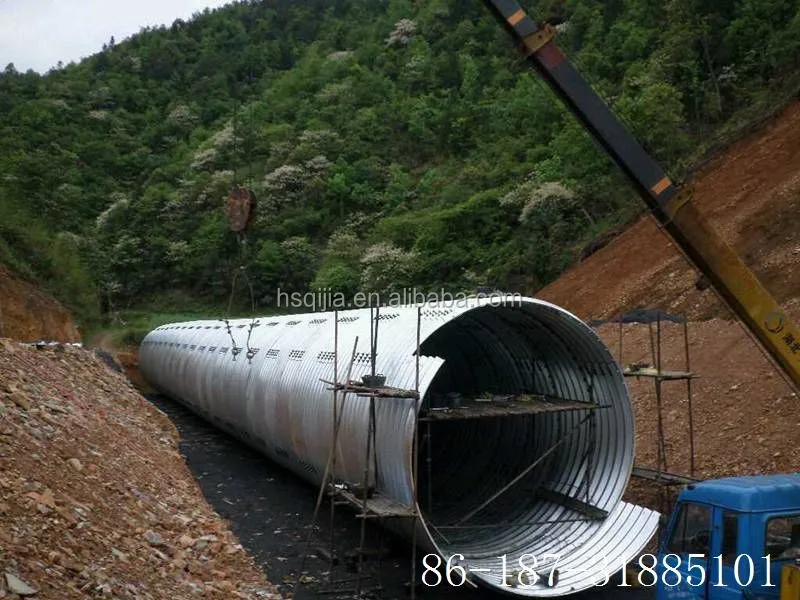 Spiral Corrugated Steel Pipe Screw Driveway Culvert Pipe For Sale - Buy ...