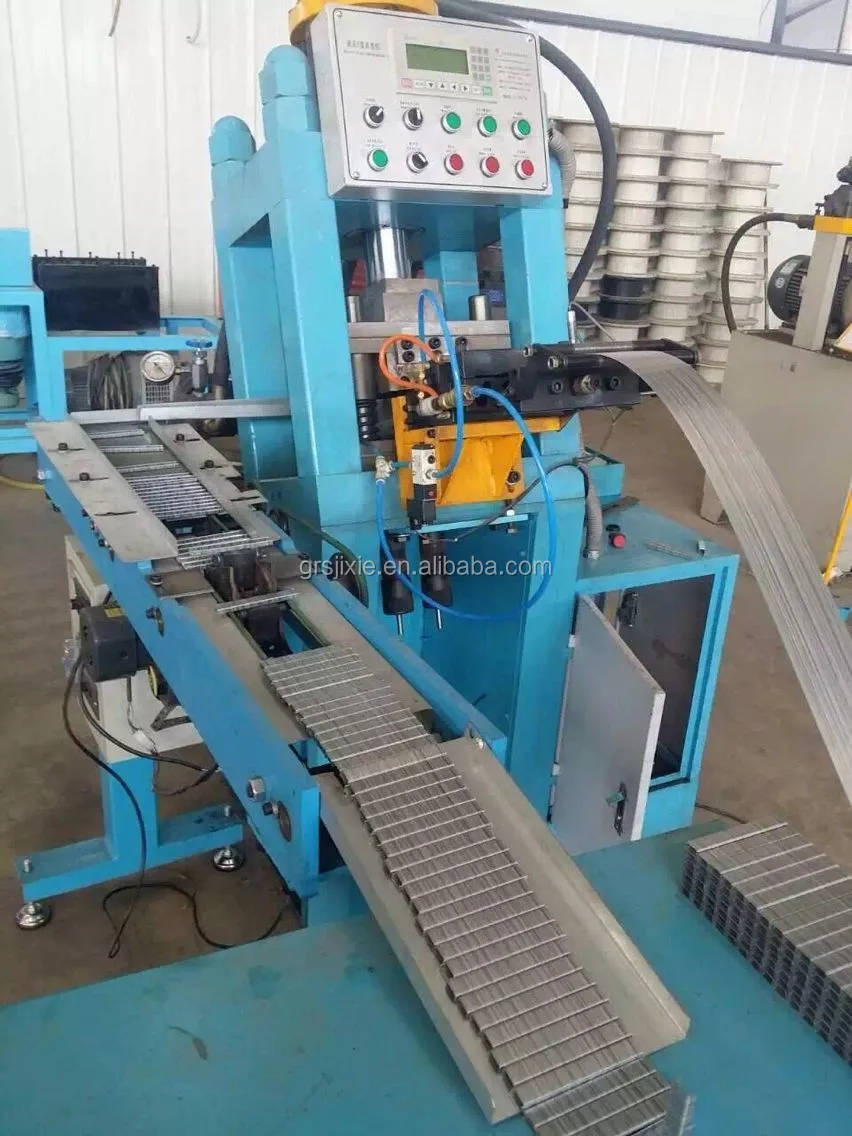 Staple Full Production Line Wire Flattening Machine/wire Band Making ...